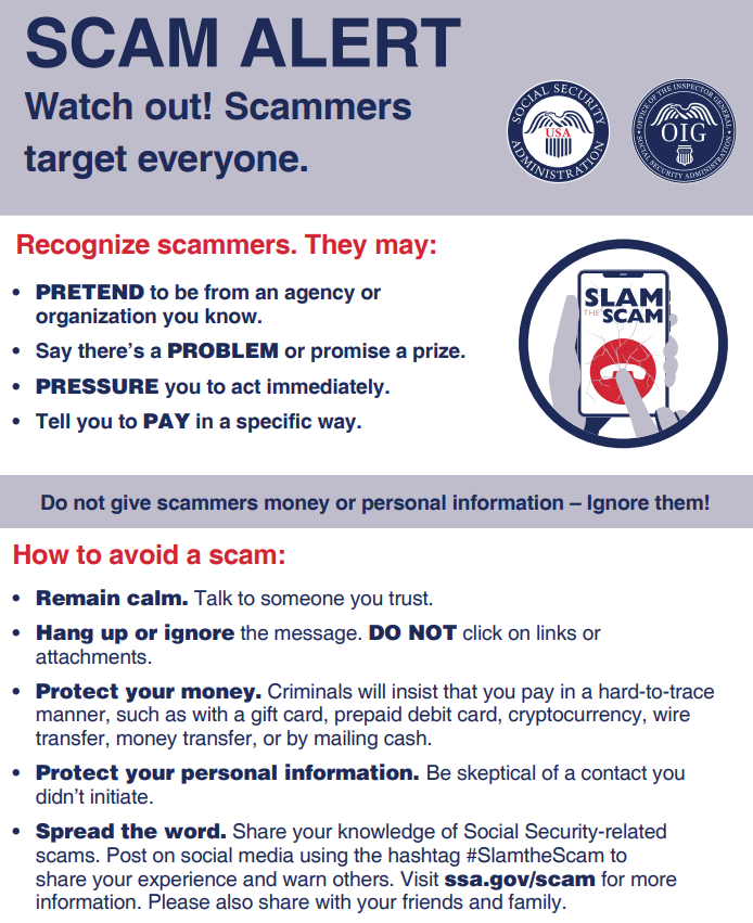 Slam the Scam! - MyCom Federal Credit Union